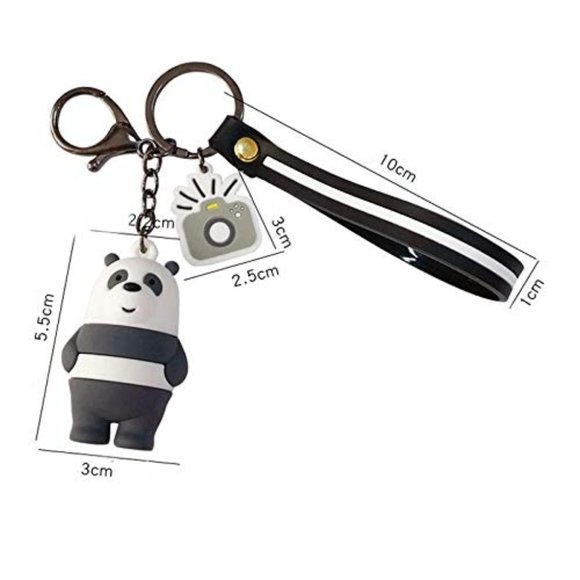 Accessories | We Bare Bears Panda Bear Keychain | Poshmark